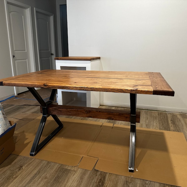 Metal X Legs DIY Steel Legs for Dining Table or Desk - Etsy