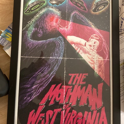 The Mothman of West Virginia Posters - Etsy