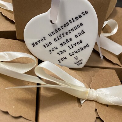 Positive Quote Keepsake KS15 Thinking of You Tough Times Gift Ceramic ...