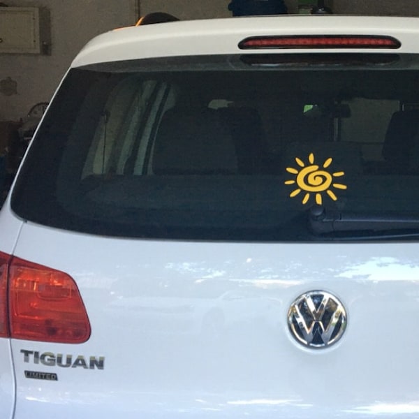 Sun Decal, Sun Vinyl Decal, Sun Sticker, Beach Decal, Lake Decal, Vinyl ...