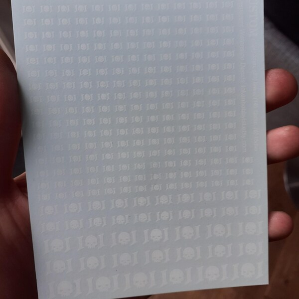 Waterslide Decals and Transfers for Tabletop Miniatures / Roleplaying ...