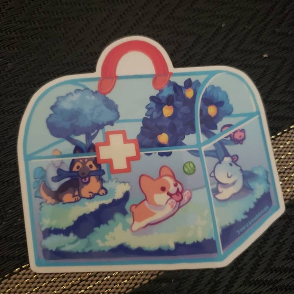 Vinyl Sticker (transparent) First Woof Kit - Etsy