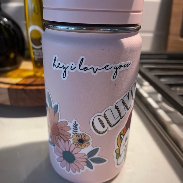 Hey I Love You Sticker, Waterproof Sticker, Funny Stickers, Laptop ...