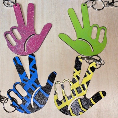 DIGITAL Beep Wave Keychain Bundle - Etsy