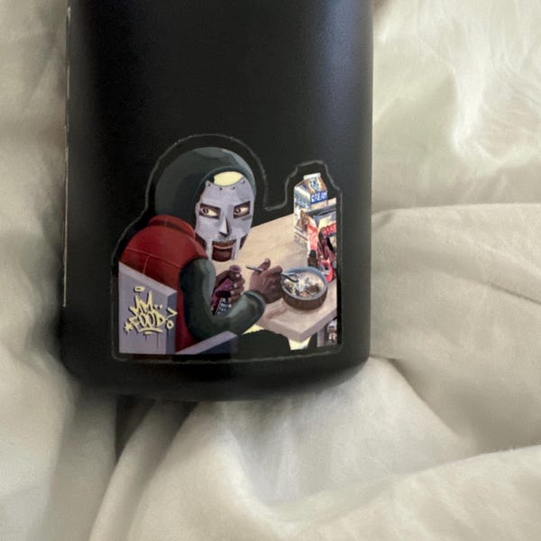 MF | DOOM | "doomsday" Sticker | Iconic Album Art | Glossy | Rap ...