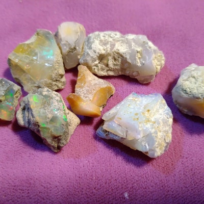 Opal Raw Crystal, Opal Uncut Raw, Opal Raw Stone, Opal Rough Lot, Opal ...