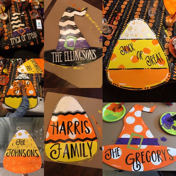 Unfinished Wood Candy Corn Laser Cutout, Wreath Accent, Door Hanger ...