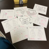 Thanks for Your Support Greeting Card Walking - Etsy