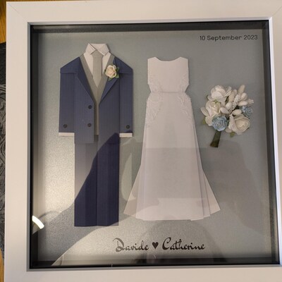 Two Groom's Wdding Frame / Personalised Gay Wedding Gift / Anniversary ...