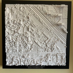 Denver Colorado 3D City Print 3D City Wall Art With 3D Buildings and ...