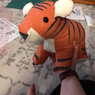 Tiger Sewing Pattern, PDF Format - Etsy