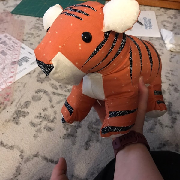Tiger Sewing Pattern, PDF Format - Etsy