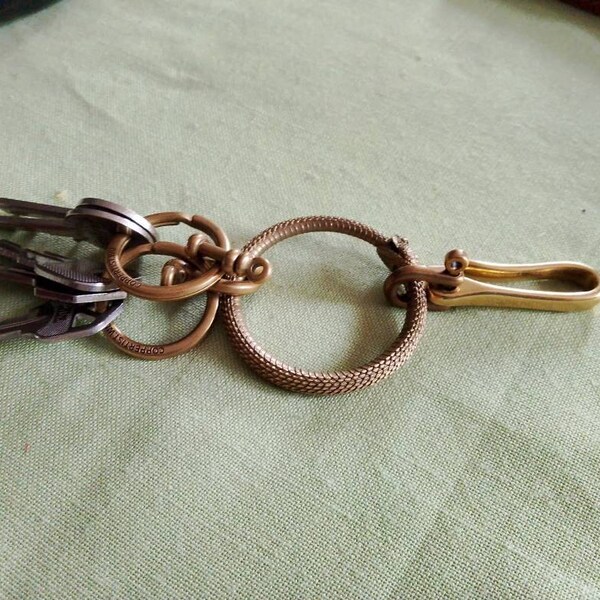 Brass Bottle Opener Key Chain Wallet Connector CNC- EDC Tool - Etsy
