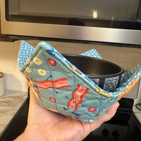 Quilted Pot Holders Handmade, Colorful Pot Holder, Hot Pad for the ...