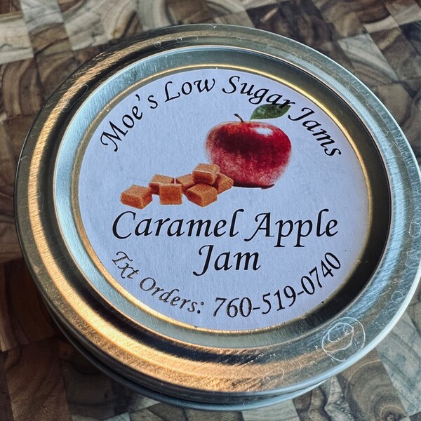 15x51mm Round Jam, Chutney or Preserve Labels. State Your Fruit/veg ...