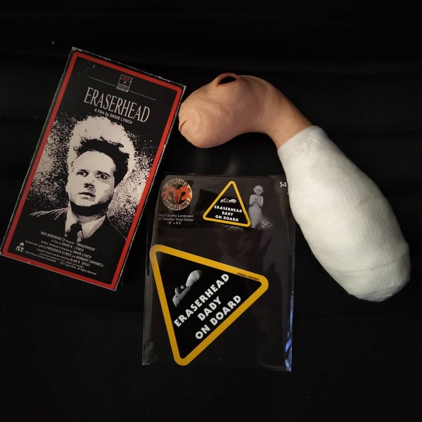 ERASERHEAD Baby on Board Sticker! 4" Vinyl Decal, Laminated for All ...