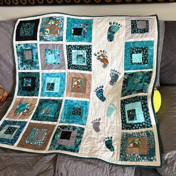 Small Steps Quilt Pattern – Beginner Friendly Unisex Baby Quilt - Etsy