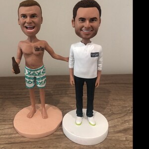 Custom Wedding Cake Toppers Figurines Personalized Made From | Etsy