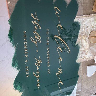 Acrylic Wedding Sign Package, Wedding Sign Bundle, Modern Acrylic ...