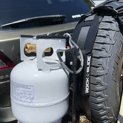 5 Lb Propane Tank Cylinder Mount, Cradle for Camping, Overlanding, off ...