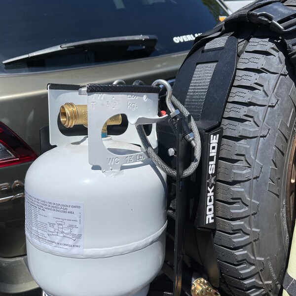 5 Lb Propane Tank Cylinder Mount, Cradle for Camping, Overlanding, off ...