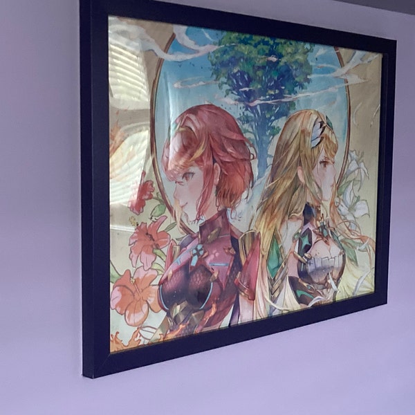 Pyra and Mythra Xenoblade Chronicles 2 XB2 A3 Art Print - Etsy UK