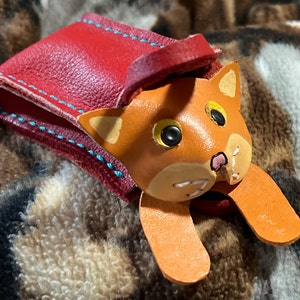 Leather Cat Pattern PDF Leather Key Template Leather - Etsy