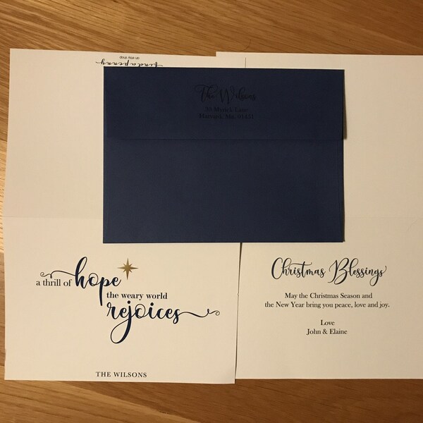 Custom Envelope Return Address Printing / Personalized Envelope ...