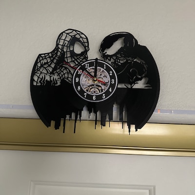 Spider Man Venom Vinyl Record Wall Clock, Housewarming Gifts for Son ...