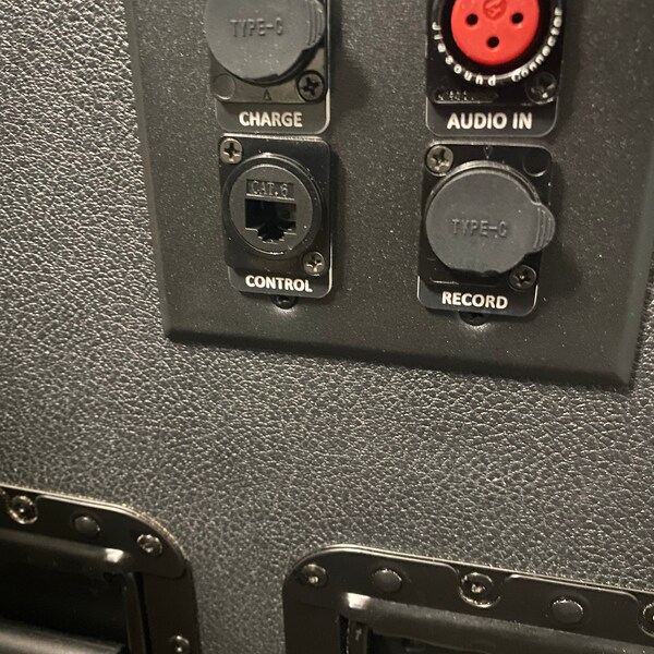 Custom Engraved Labels for Panel Connectors text Below Connectors - Etsy