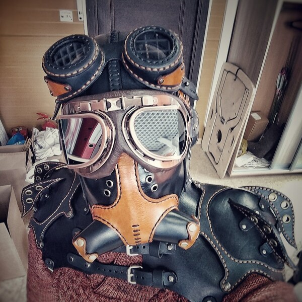 Steampunk Mask Pattern - DIY Mask - Pdf Download - Video Tutorial - Etsy