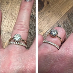 Pear Diamond Ring/ Chevron Shaped Diamond Ring/ Claw Prongs - Etsy