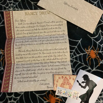 Custom Letter From Nancy Drew - Etsy