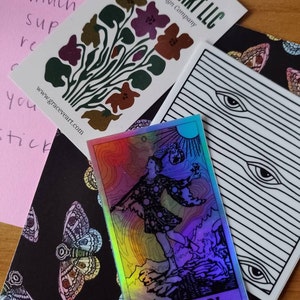 Evil Eye, Protection Symbol, Vinyl Sticker, All Seeing Eye, Holographic ...