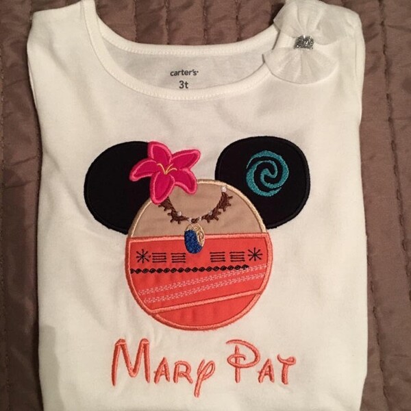 Character Inspired Mouse Moana Maui Hawaiian Princess Moa Version 2 ...