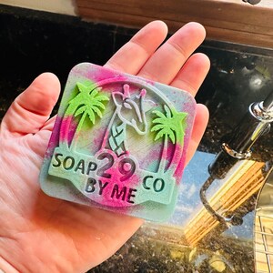 Custom Soap Mold Your Logo or Text 2 Inch Cubes Personalized Custom ...