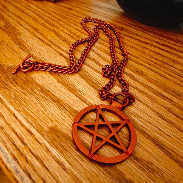 Silver Hendecagram Star Necklace , Chaos Anti Cosmic Energy Pendant ...