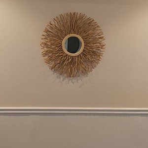Authentic Mulberry Wall Decor-round Sunburst Decoration-handcrafted ...