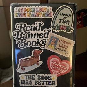 Read Banned Books Sticker / Banned Books Sticker / Reading Sticker ...