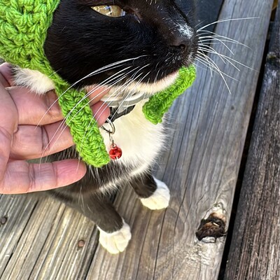 Granny Square Black and White Dog Hood. Dog Balaclava. Dog Clothes ...