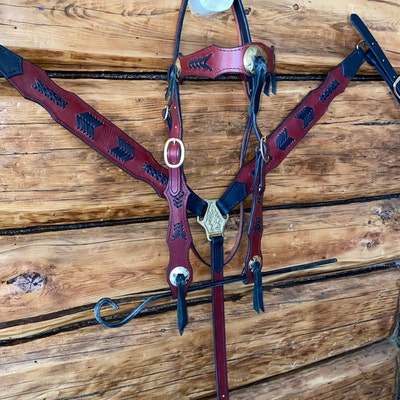 Pattern Pack: 7 Bronc Halter & Noseband Templates for Leatherwork - Etsy