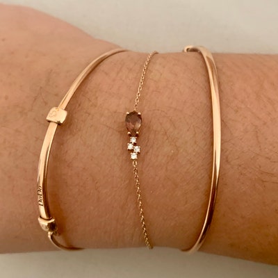 14K Solid Gold Ball Stud Earrings, Golden Ball Earrings, Puff Ball ...