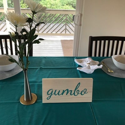 Gumbo Sign Painted Louisiana Wall Art Cajun Wall Decor New Orleans ...