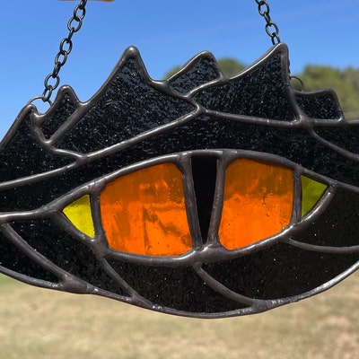 Crow Digital Stained Glass Pattern Includes Printable Pages - Etsy