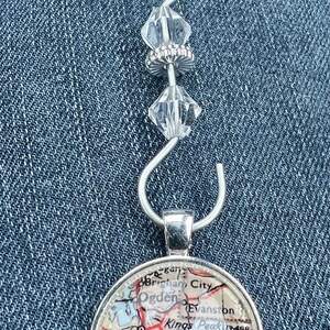 Personalized Map Keychain Custom Keychains Fathers Day Mens - Etsy