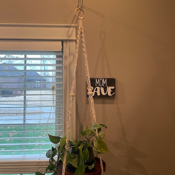 Macrame Plant Hanger, Extra Long Plant Hanger, 63 Inches Long - Etsy