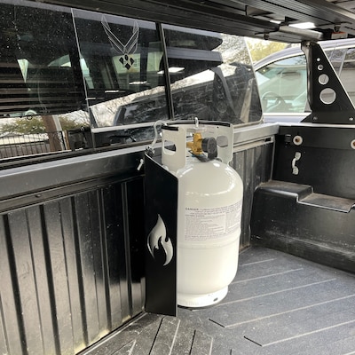 11 Lb Propane Tank Cylinder Mount, Cradle for Camping, Overlanding, off ...