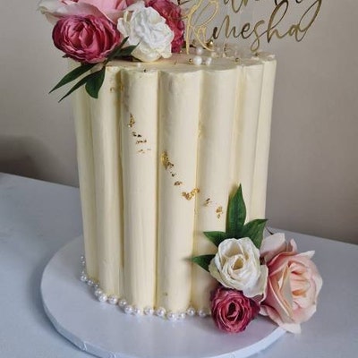 Personalised Cake Topper, Personalised Happy Birthday Cake Topper ...