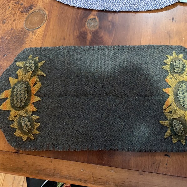 Wool Applique Kit: Sunflower Trio - Etsy