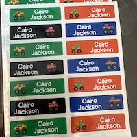 Waterproof Daycare Labels Dishwasher Safe Preschool Labels Name ...